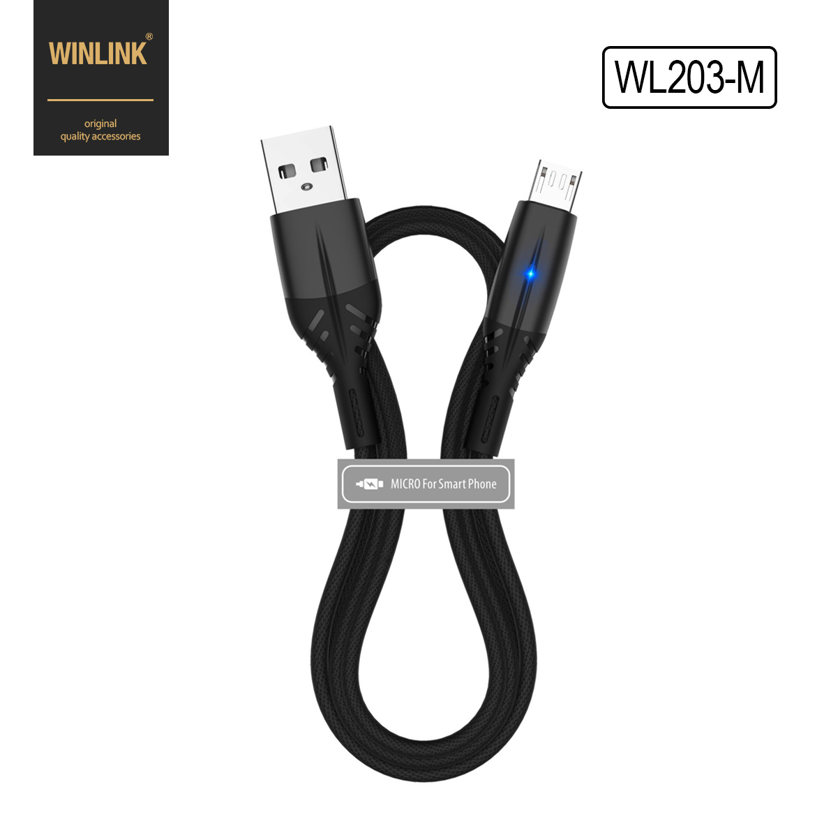 Dây Cáp Sạc WL-203( Có đèn Led)